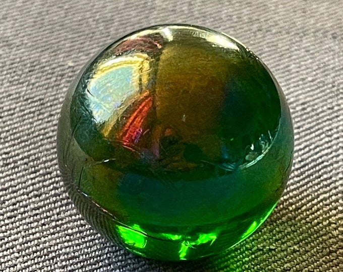 Glass Marble Large Vintage Big Glass Marble Crystal Marble 40mm Vintage ...