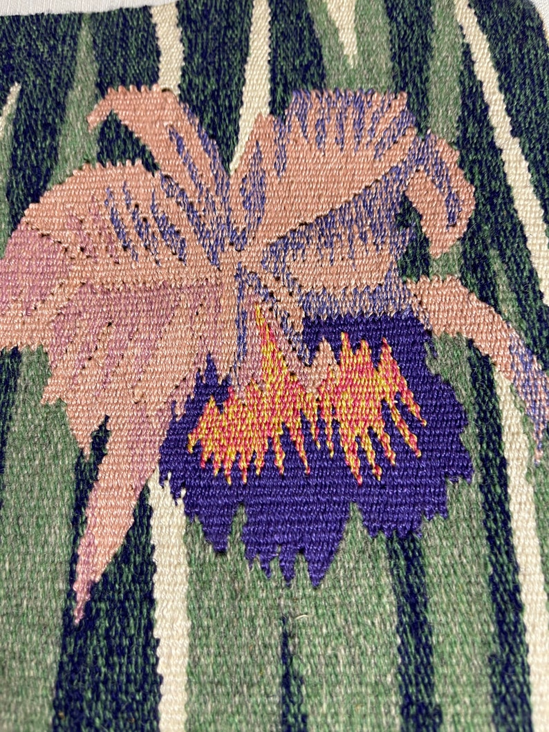 Very Beautiful Swedish Flemish Wall Hanging, in Nice Colors Fine ...