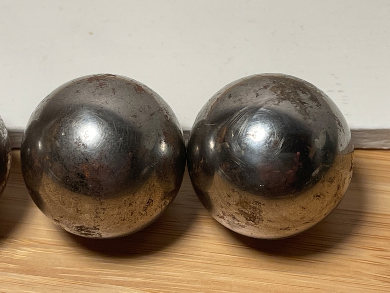 Vintage Metal Marble Collectibles Rare Antique Metal Marble Large Heavy ...