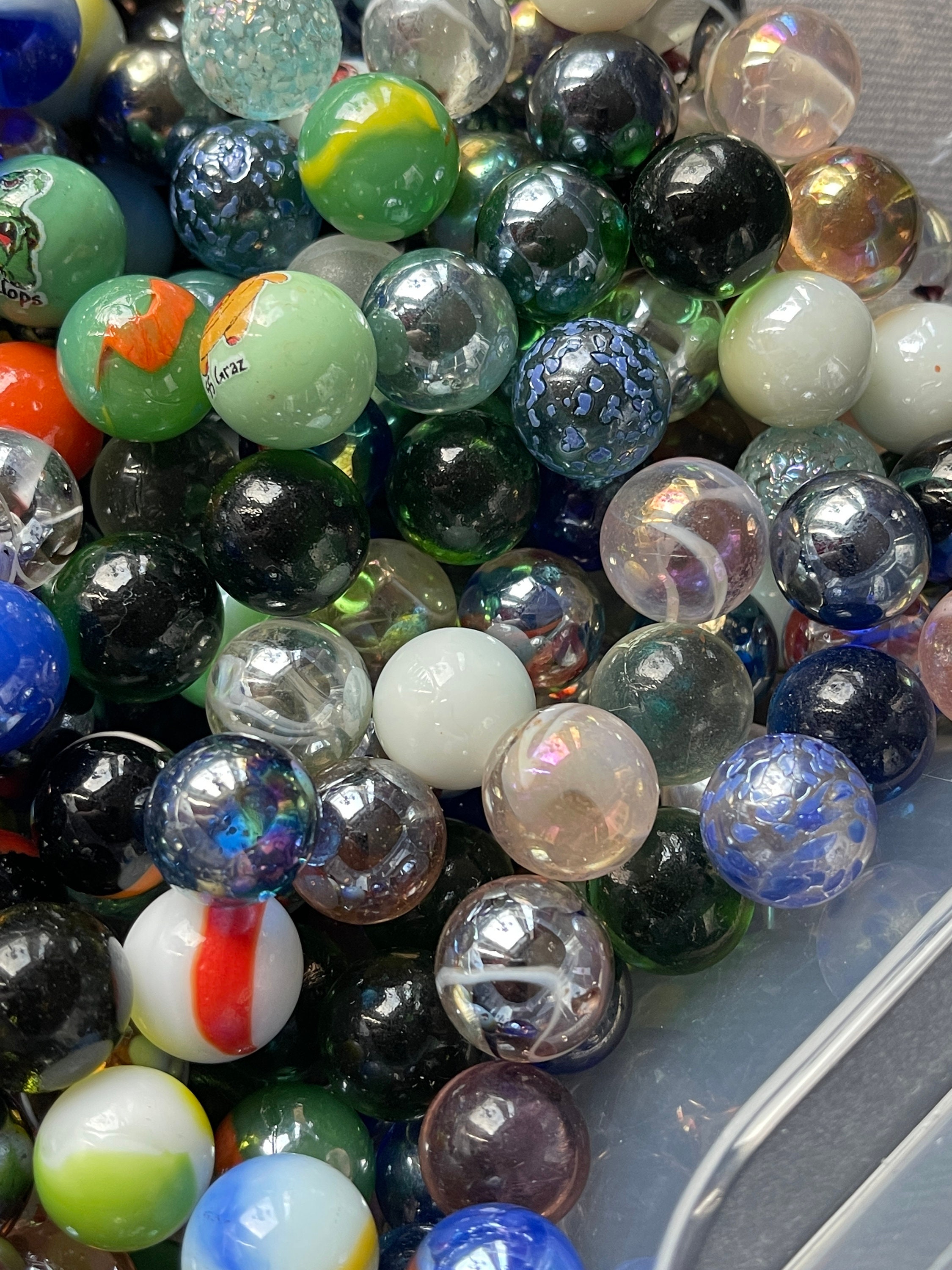 Mixed Lot of Rare Vintage Marbles in Different Colors Choose 10 or 20 ...