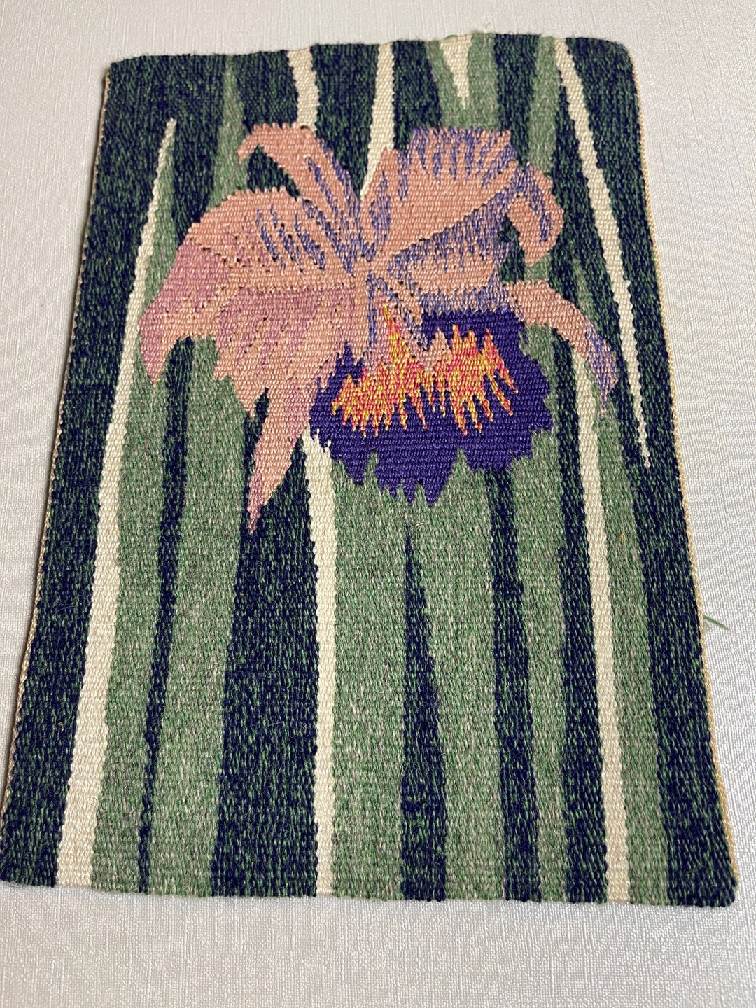 Very Beautiful Swedish Flemish Wall Hanging, in Nice Colors Fine ...