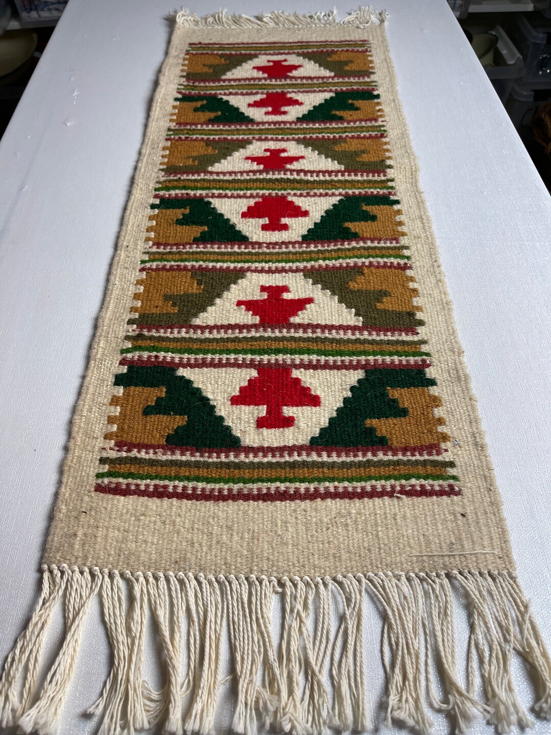 Handwoven Kilim From Yugoslavia Rukotvorine Dalmatian Cilim - Etsy