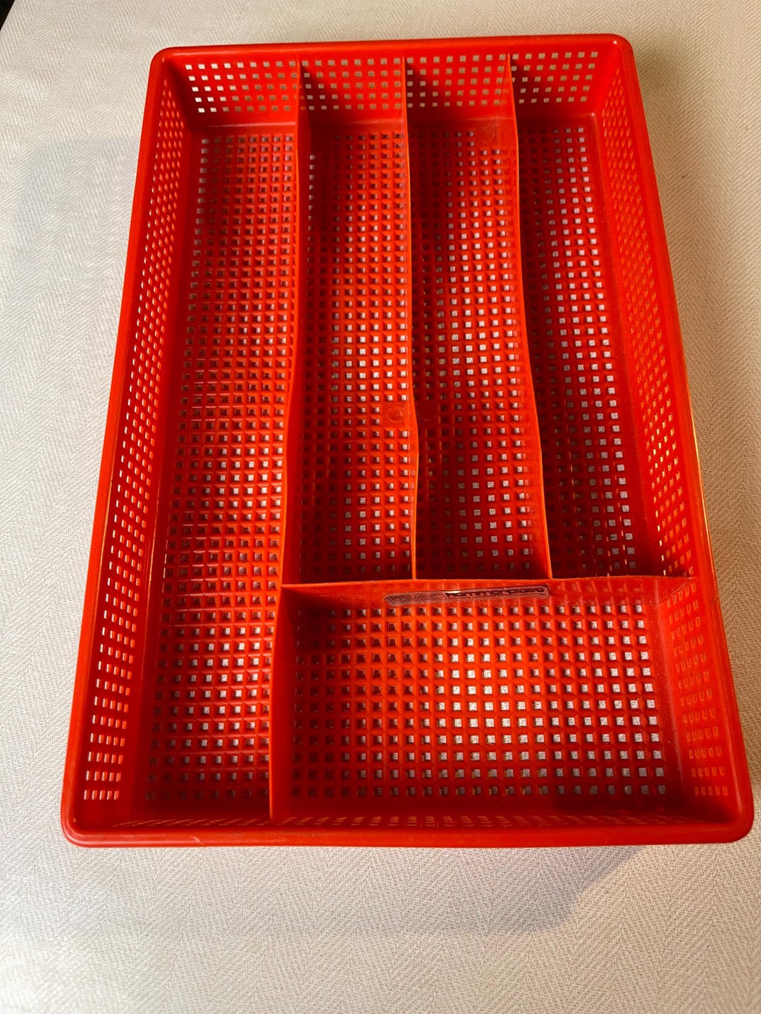 Vintage Red Cutlery Box Plastic 1960s From Hammarplast, Sweden - Etsy