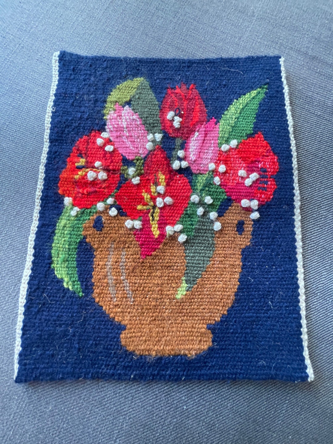Very Beautiful Swedish Flemish Wall Hanging, in Nice Colors Fine ...