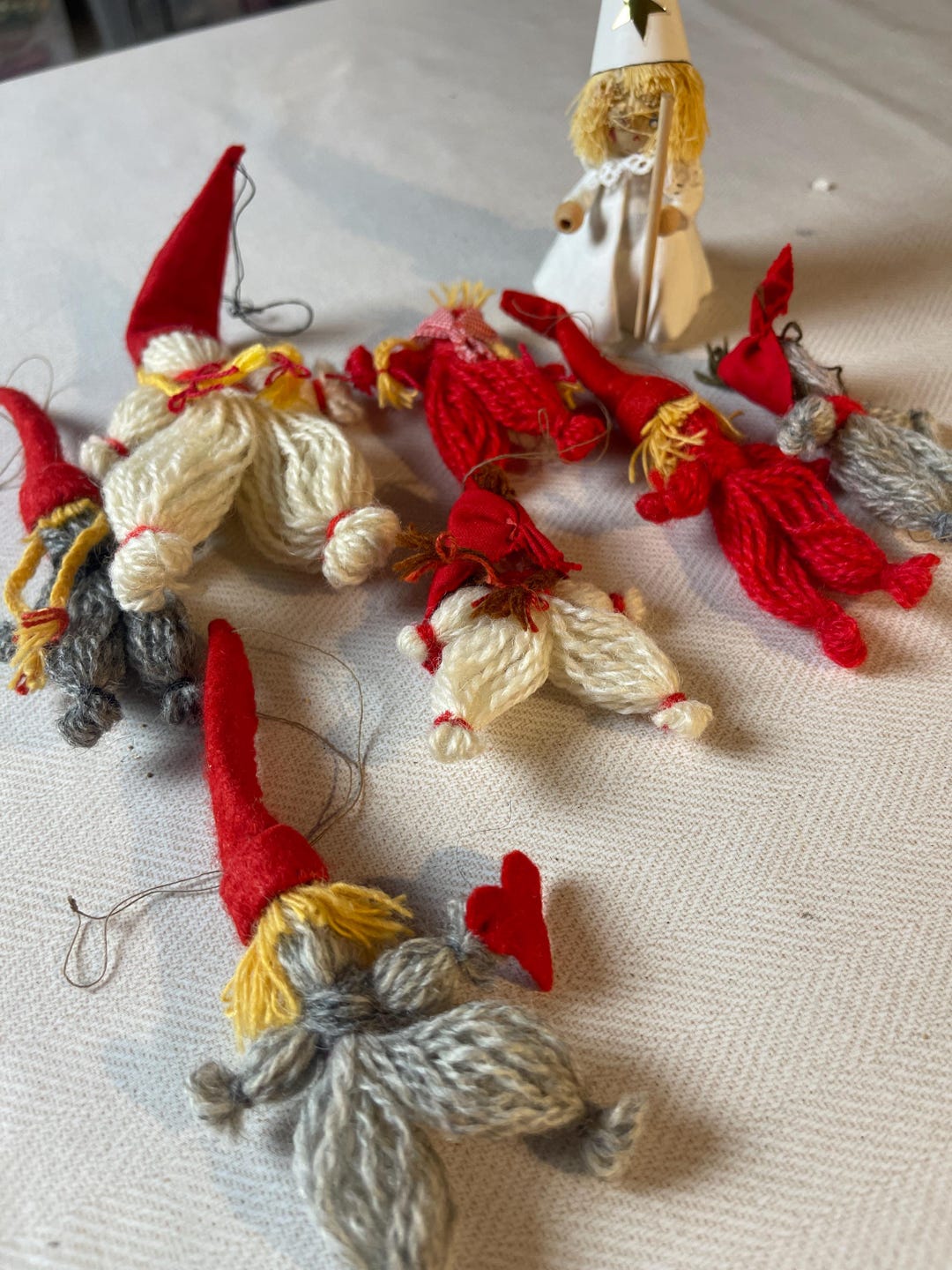 8 Very Cute Little Swedish Vintage Handmade Elves. - Etsy