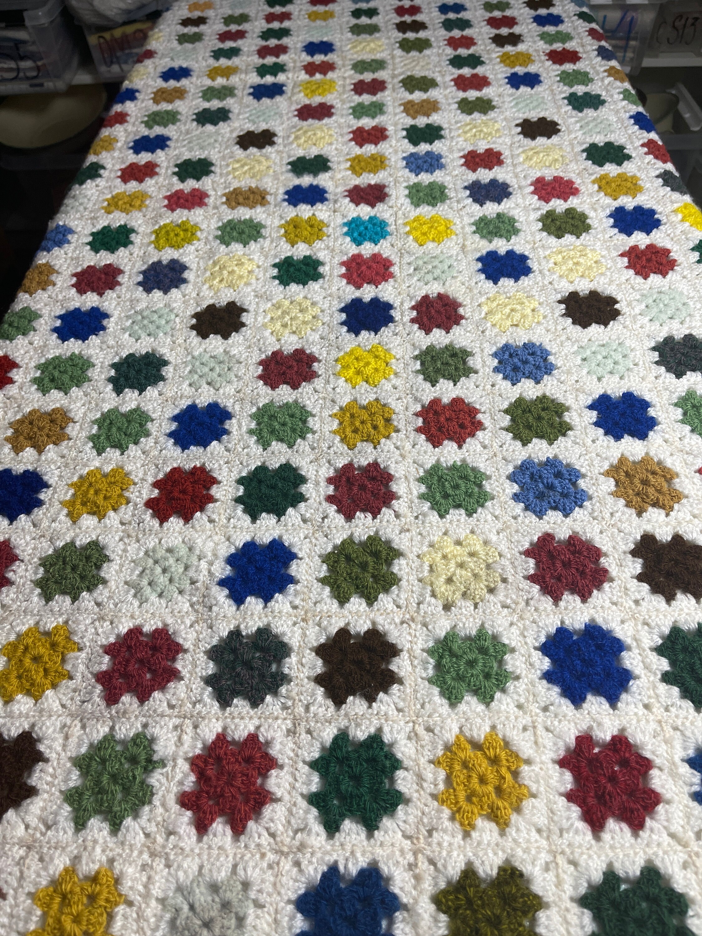 Handmade Blanket,crochet Blanket,crochet Granny Blanket,crochet Large ...