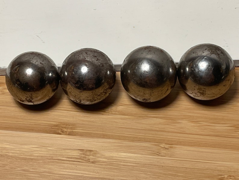 Vintage Metal Marble Collectibles Rare Antique Metal Marble Large Heavy ...