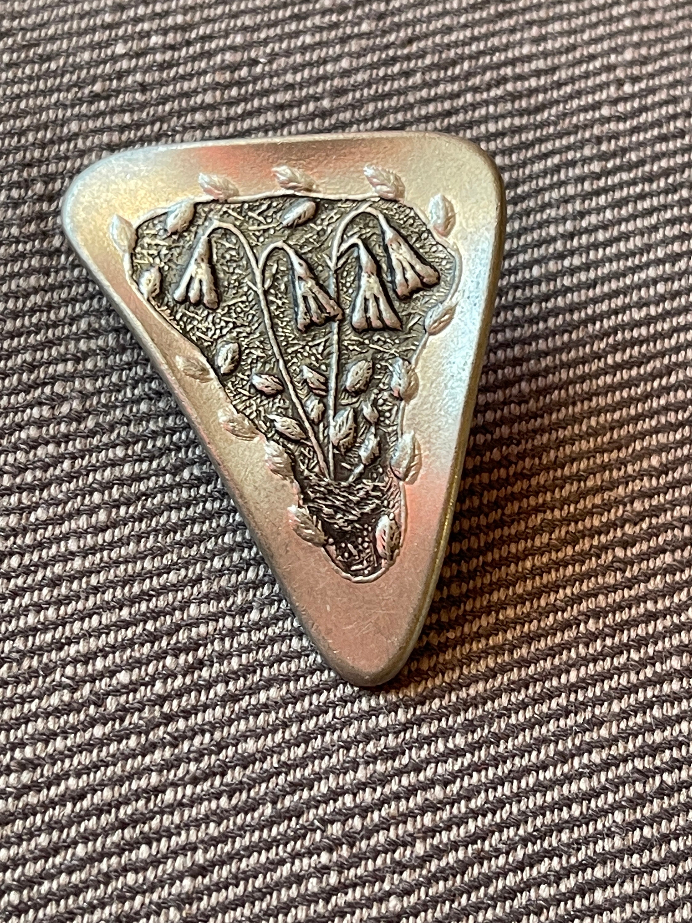 Fine Vintage Swedish Pewter Brooch - Etsy