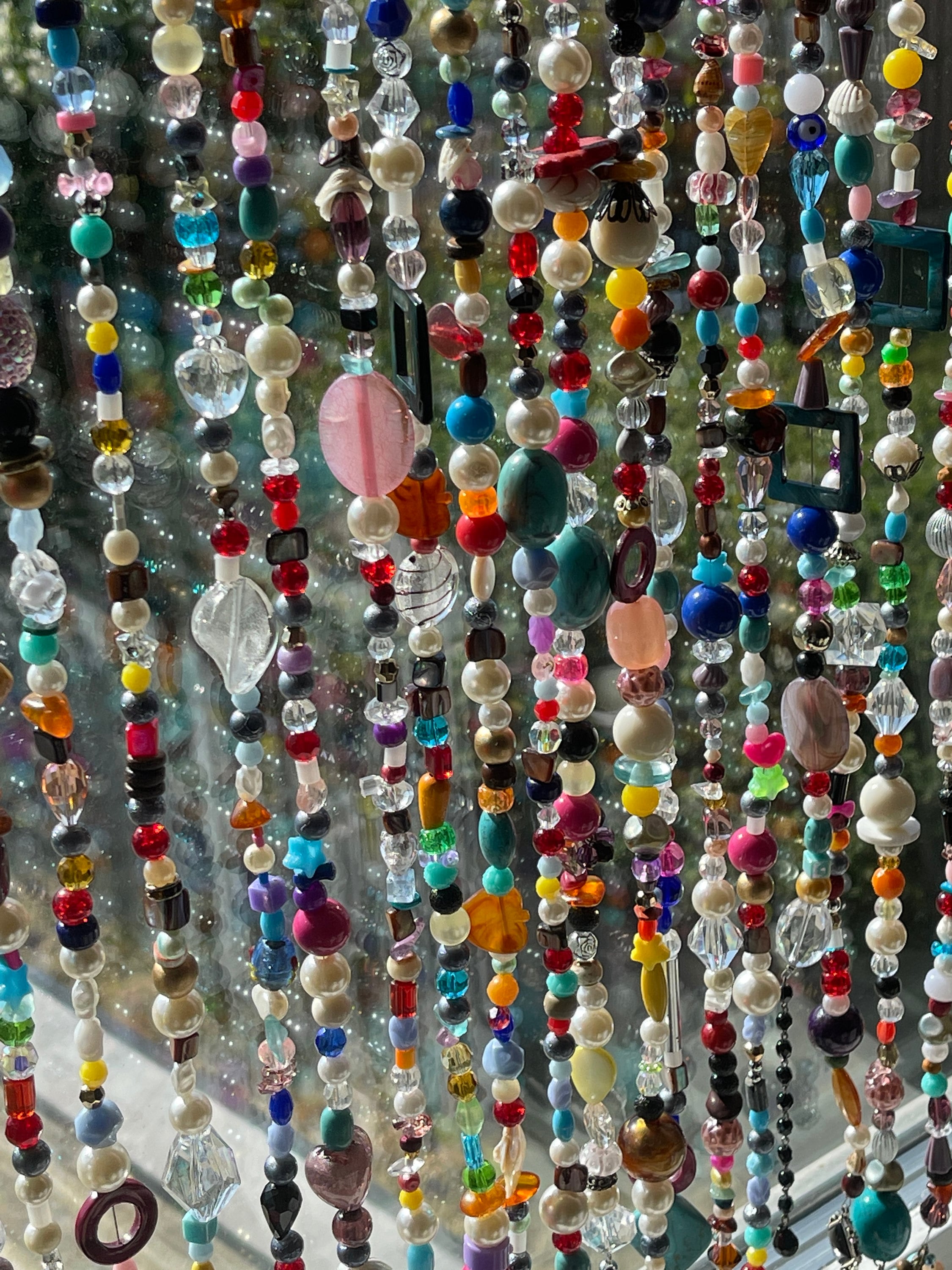 Bohemian Strands of Beads to Make Eg Curtains Gemstones Glass Sun ...