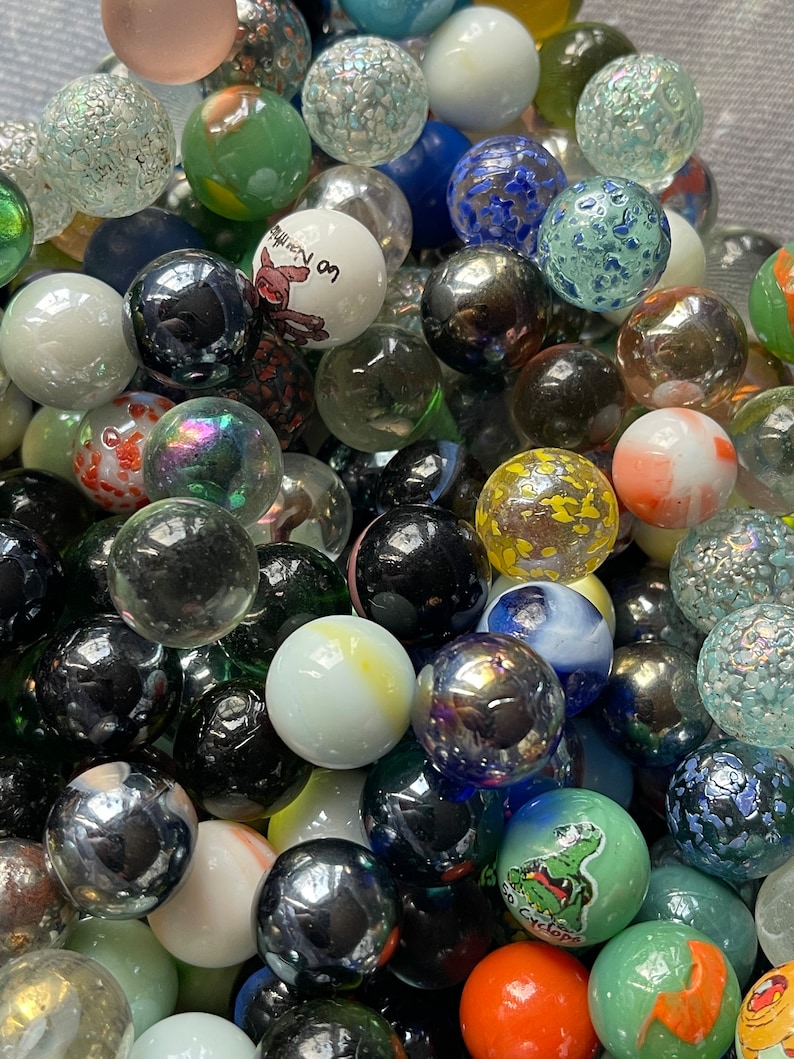 Mixed Lot of Rare Vintage Marbles in Different Colors Choose - Etsy