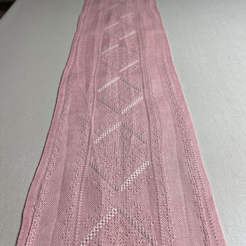 Pink Table Runner - Etsy