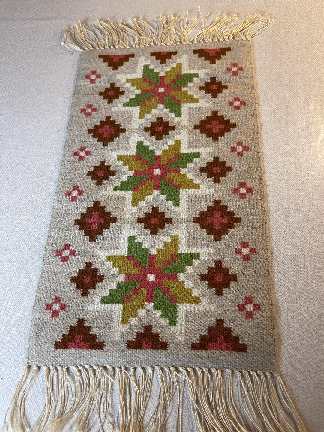 Beautiful Vintage Handwoven Table Runner Weave by Hand in What I Think ...
