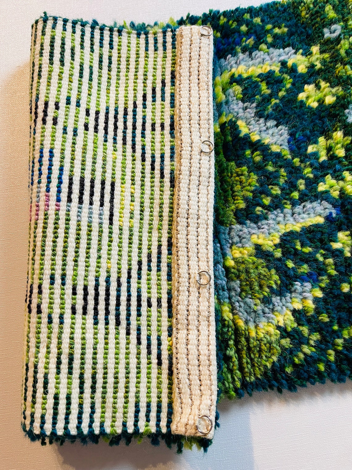 Vintage Mid Century Modern Rya Rug 60s Textile Wall Hanging - Etsy