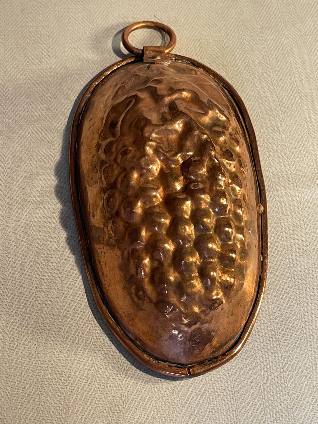 Older Vintage Swedish Copper Form to Hang on the Wall In, for Example ...