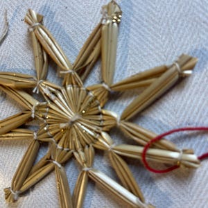 3 Fine Straw Stars Handmade in Sweden - Etsy