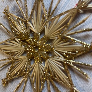 3 Fine Straw Stars Handmade in Sweden - Etsy