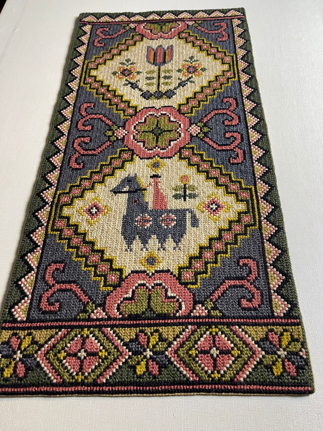 Beautiful Swedish Hand Embroidered Tapestry - Etsy