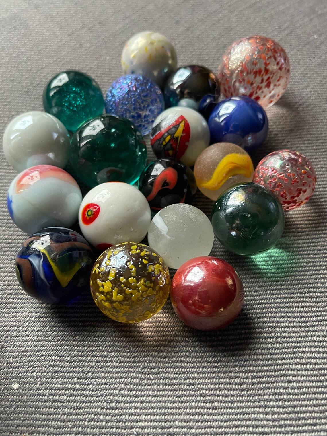 This is a Lot of 3 or 5 Random Vintage Marbles. - Etsy