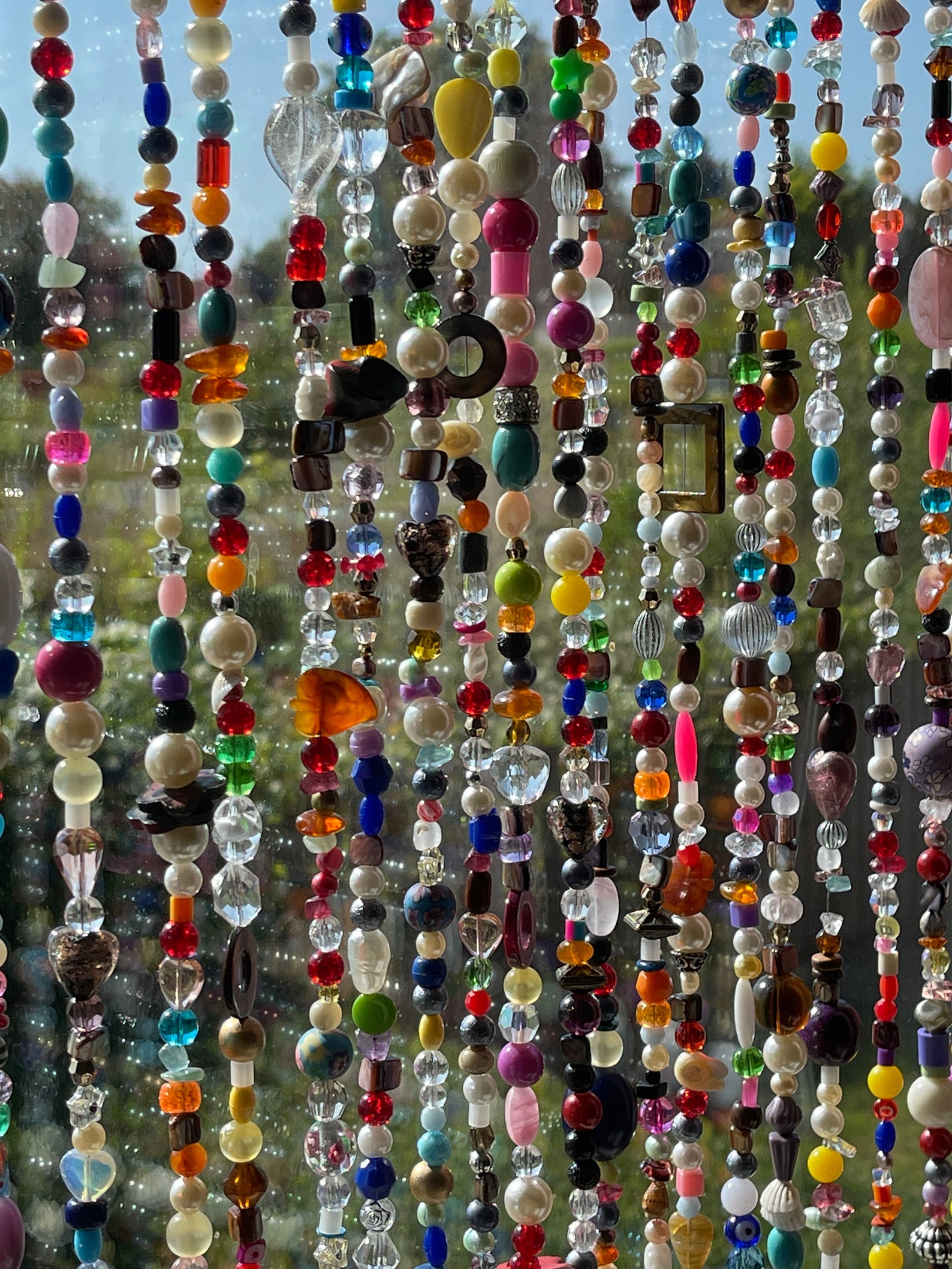 Bohemian Strands of Beads to Make Eg Curtains Gemstones Glass Sun ...