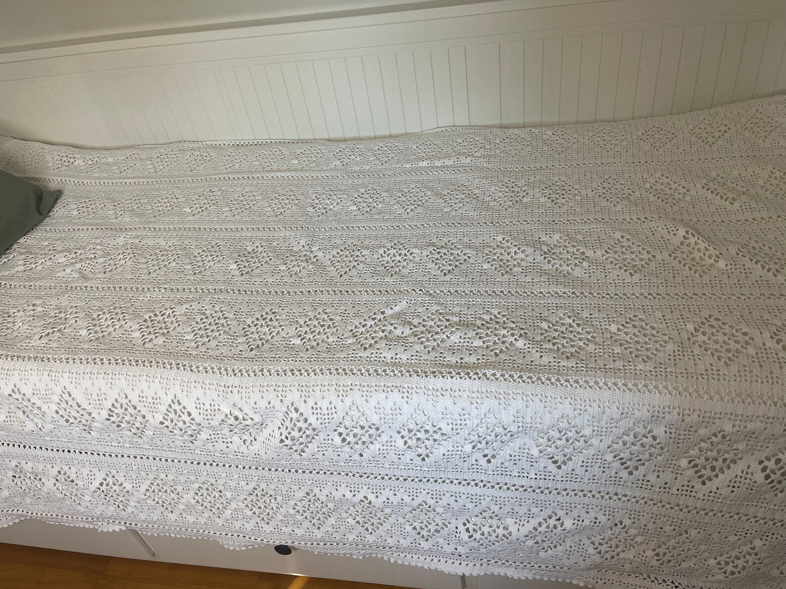 Hand Crochet Bedspread Vintage Cotton Crochet Bedspread - Etsy