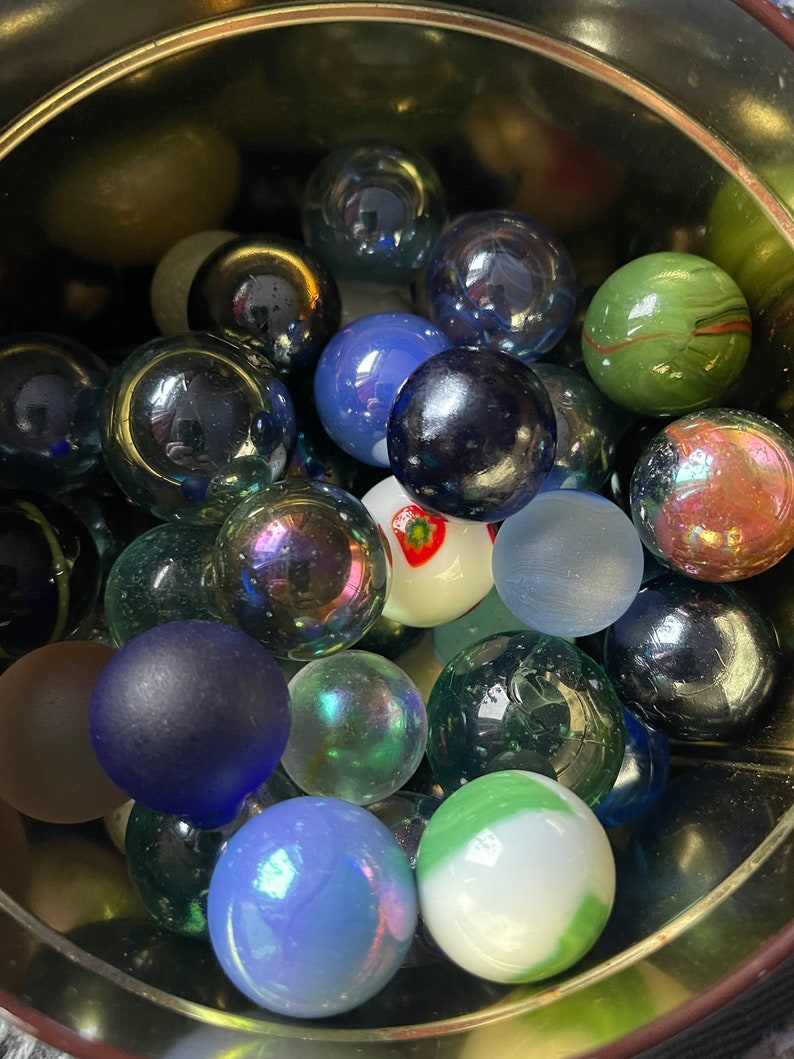 This is a Lot of 3 or 5 Random Vintage Marbles. - Etsy