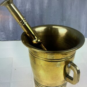 Cute Little Brass Mortar - Etsy