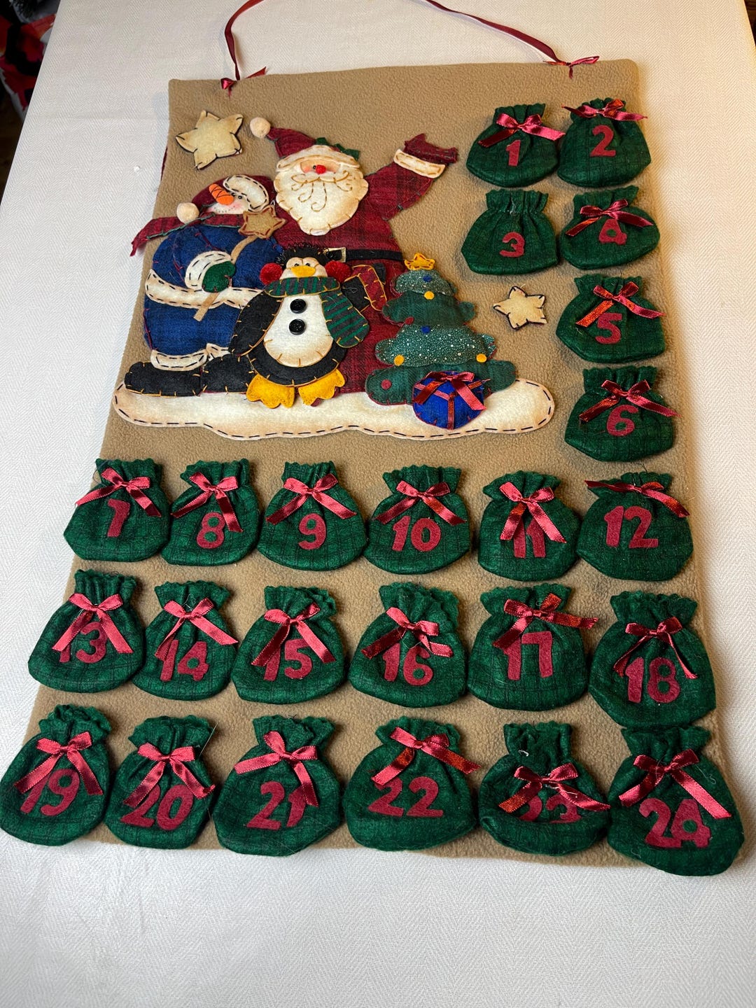 Beautiful Handmade Advent Calendar for Christmas - Etsy