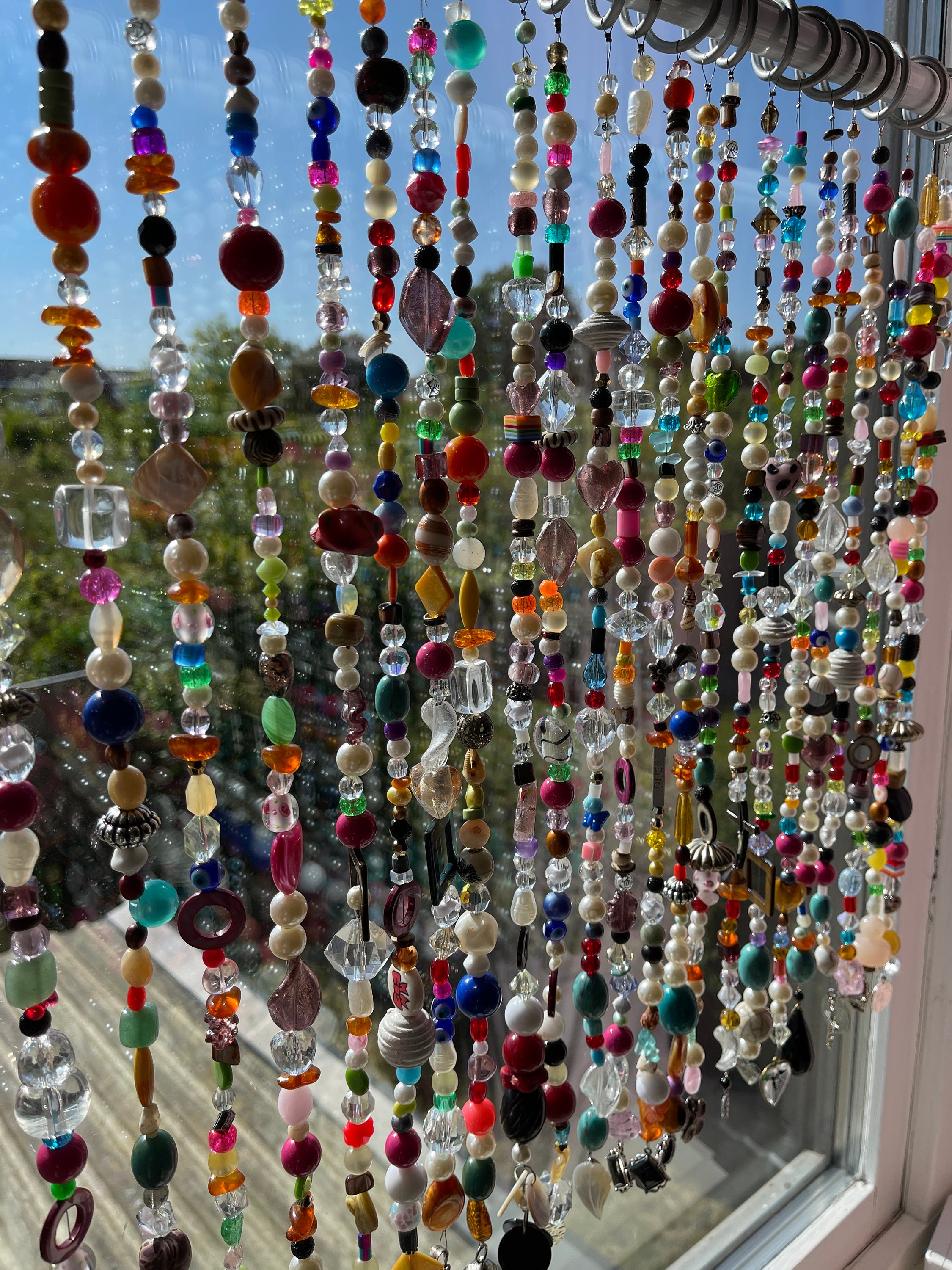 Bohemian Strands of Beads to Make Eg Curtains Gemstones Glass Sun ...