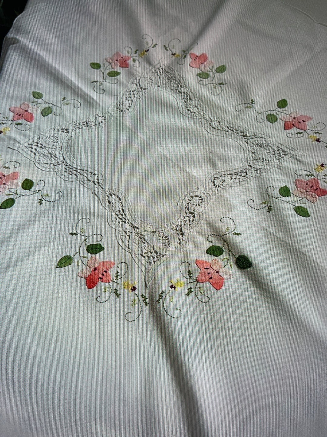 Beautiful Hand-embroidered Canvas With Sewn-on Applications as Well as ...