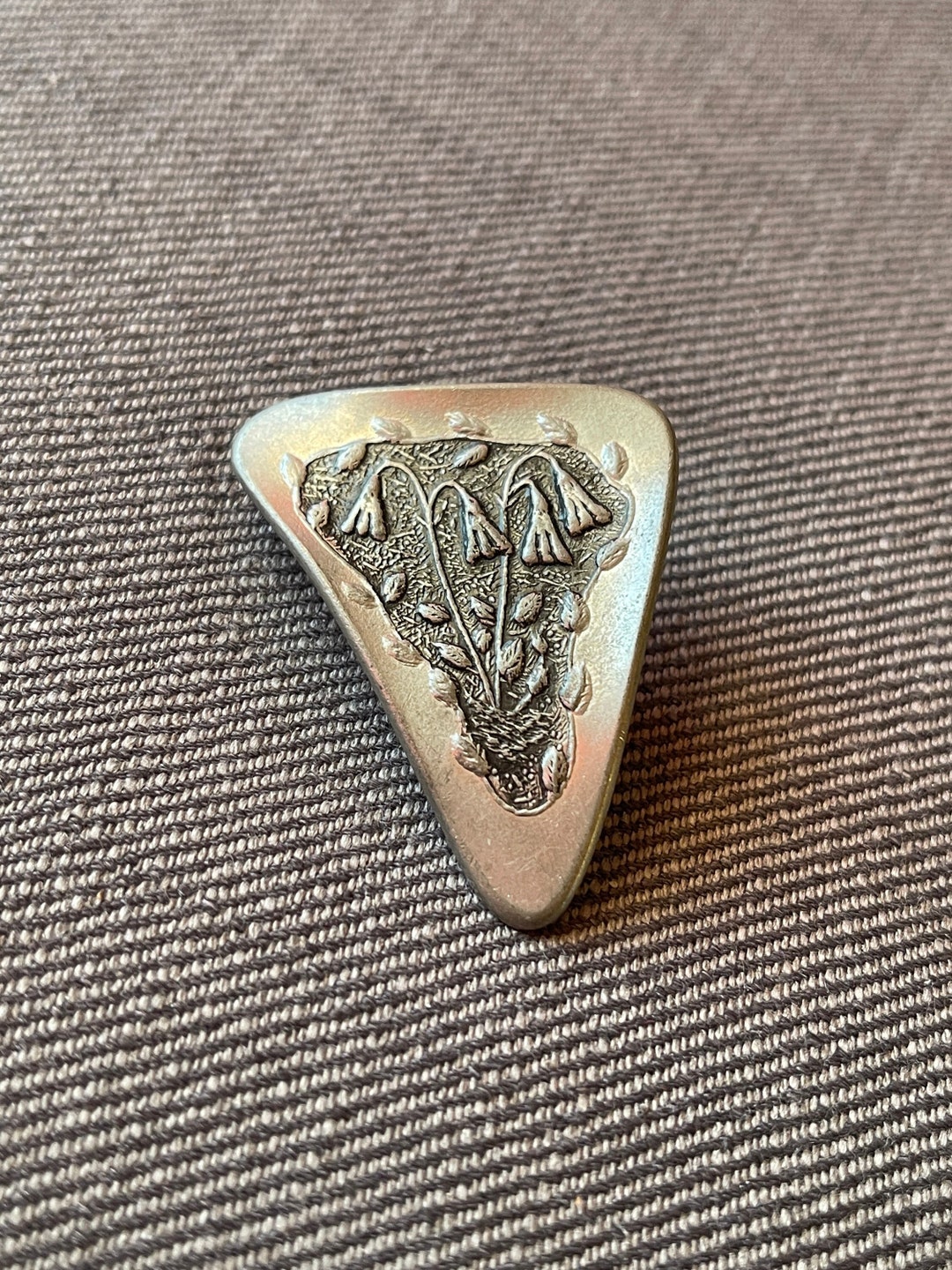 Fine Vintage Swedish Pewter Brooch - Etsy