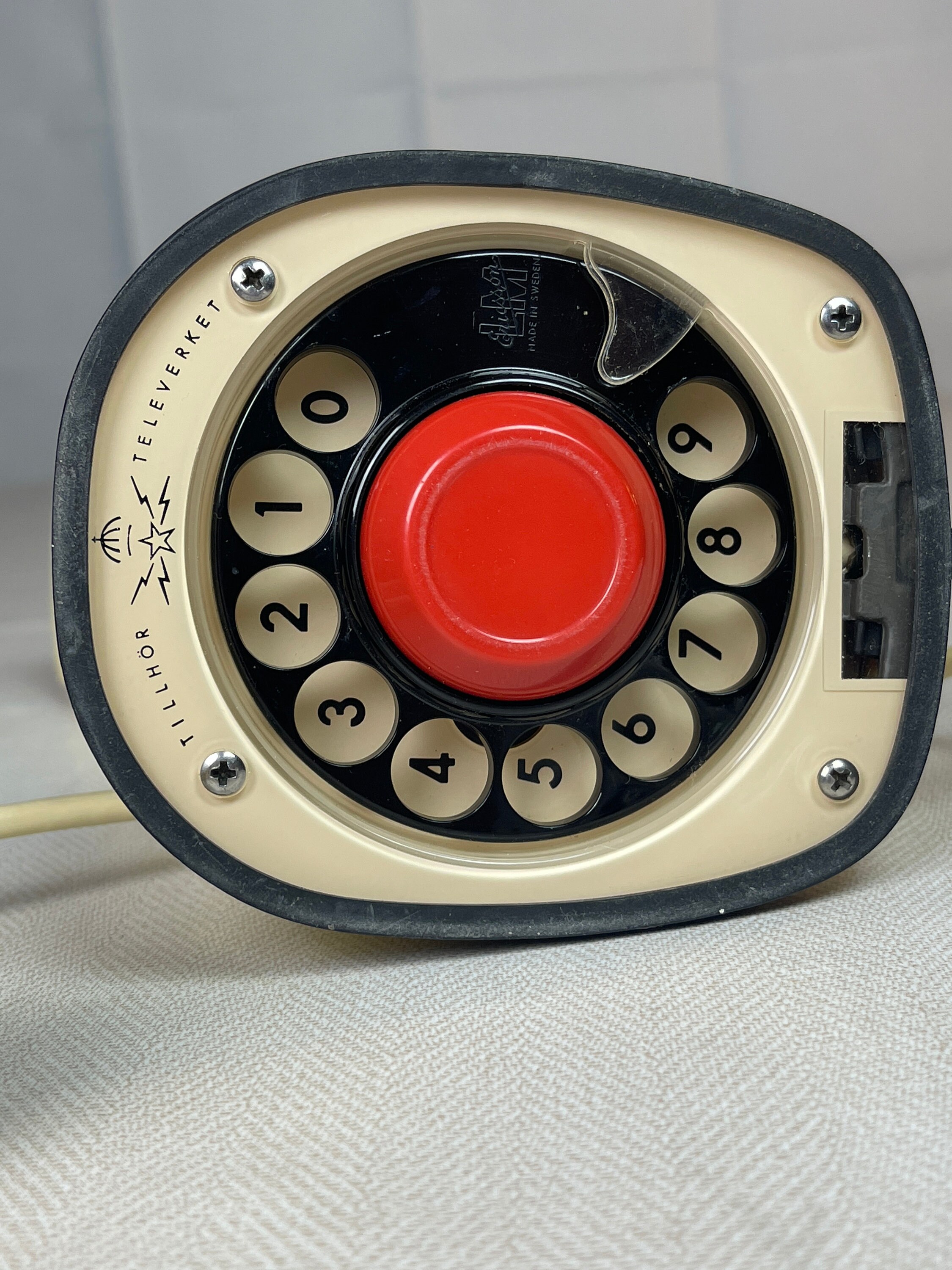 Vintage Cobra Telephone, Swedish Design Classic. the Color is Beige ...