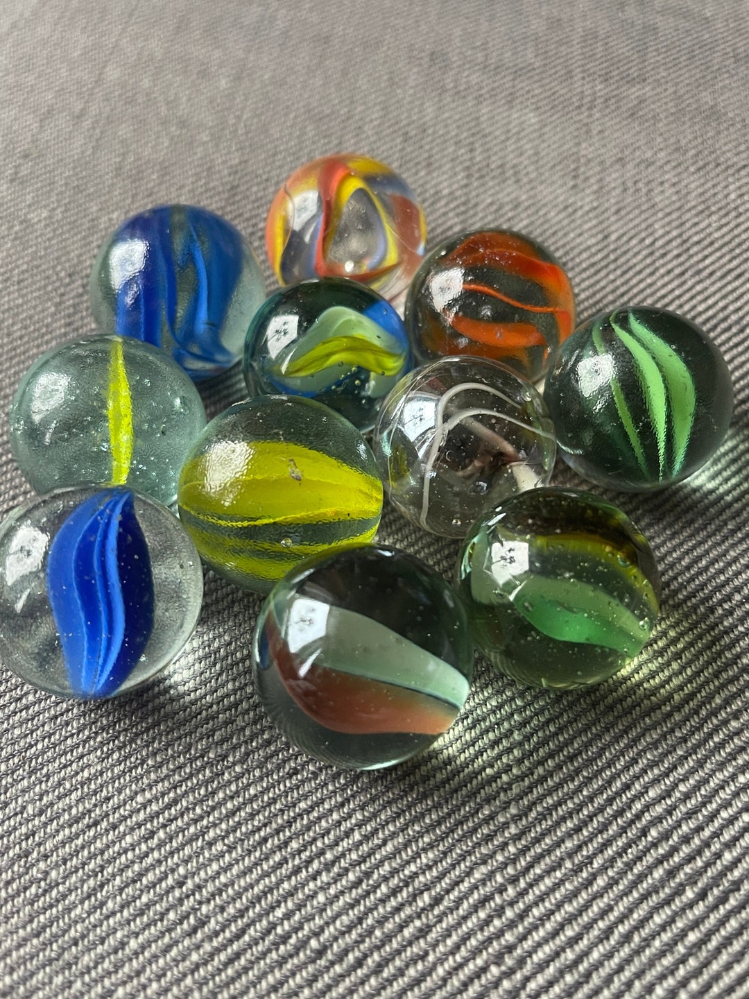 This is a Lot of 3 or 5 Random Vintage Marbles. 5/6" or 2,11cm - Etsy