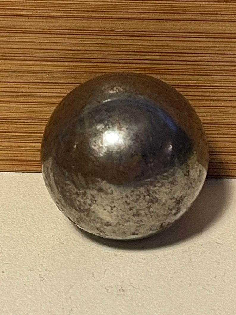 Vintage Metal Marble Collectibles Rare Antique Metal Marble Large Heavy ...
