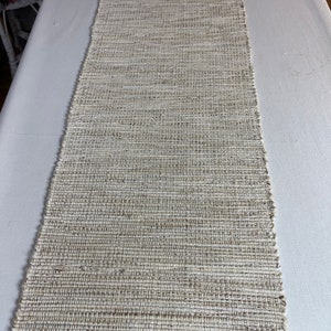 Beautifully Woven Table Runner in Beige - Etsy