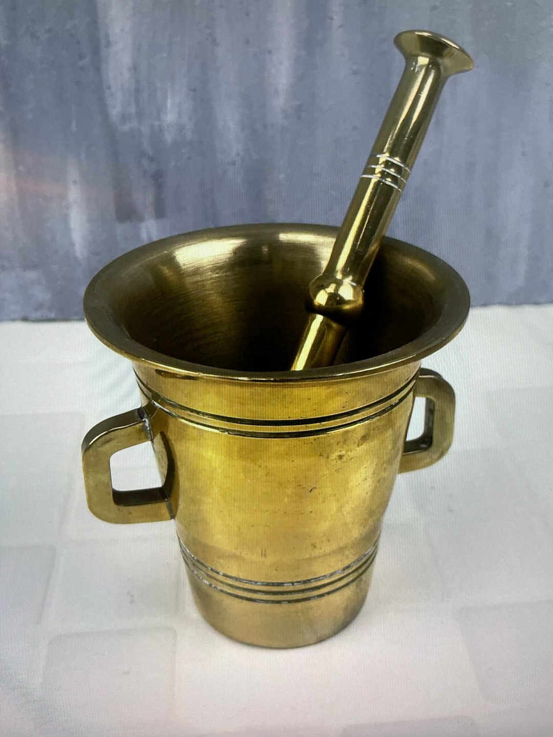 Cute Little Brass Mortar - Etsy