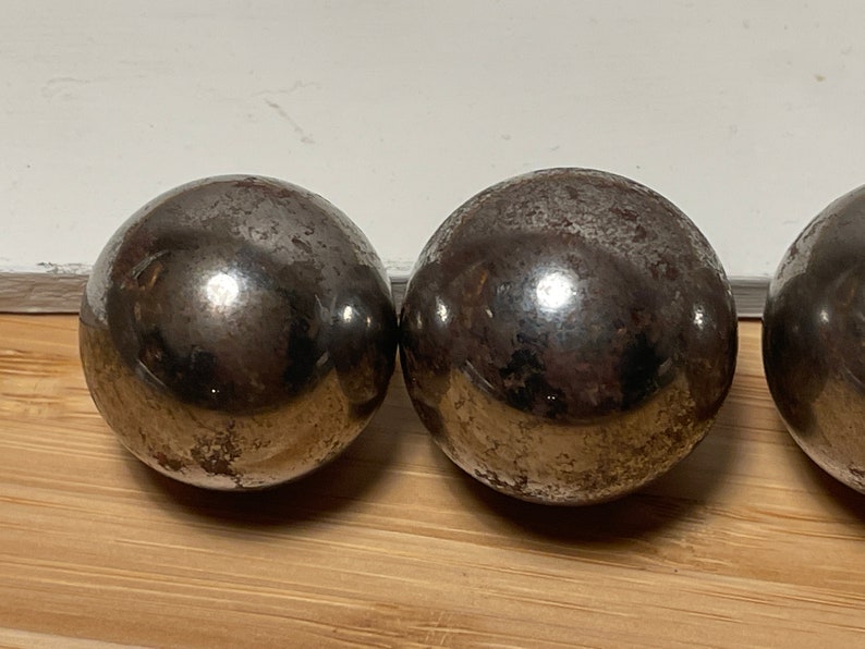 Vintage Metal Marble Collectibles Rare Antique Metal Marble Large Heavy ...