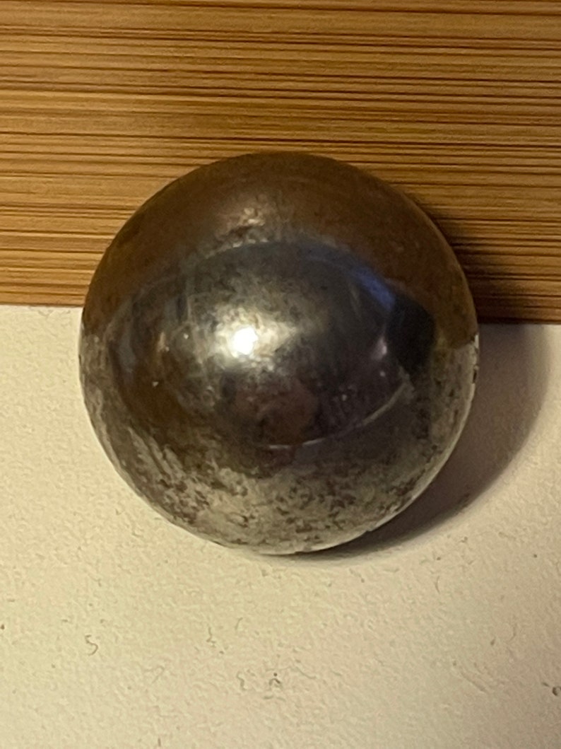 Vintage Metal Marble Collectibles Rare Antique Metal Marble Large Heavy ...