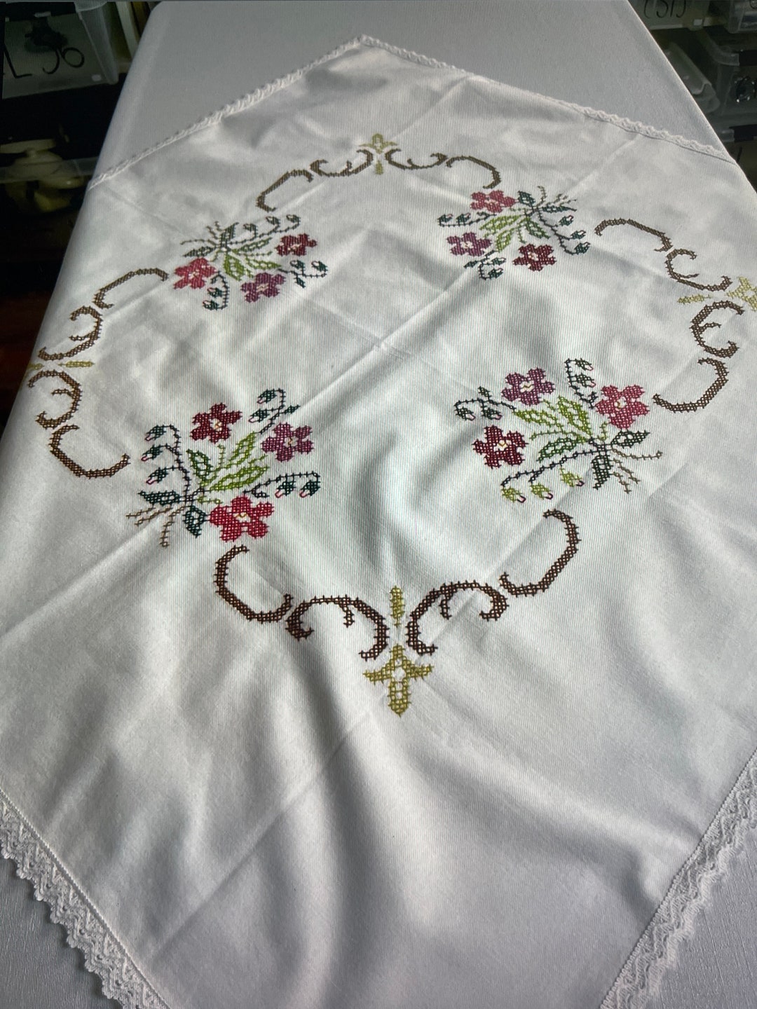 Hand Embroidered Cloth. - Etsy