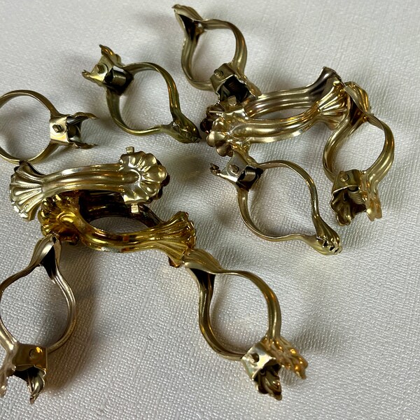 Brass Curtain Clips - Etsy UK