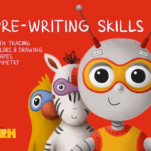 Printable Pre-writing Skills Worksheets for Pre-k and Kindergarten (35 ...