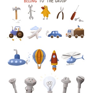 Printable Logic Worksheets for Pre-k and Kindergarten (33 Pages) - Etsy ...