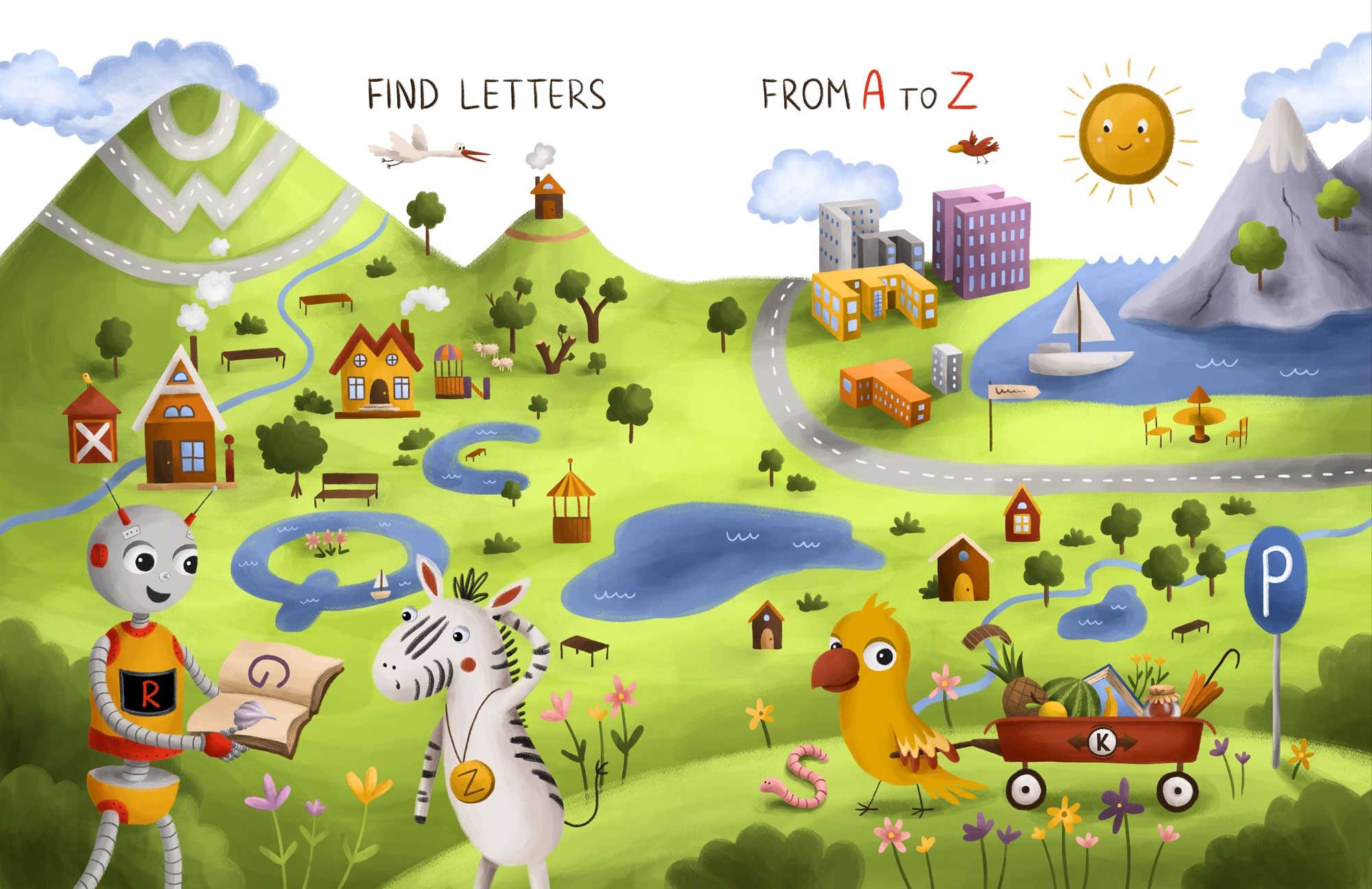 Printable Worksheets: Alphabet Letters and Numbers for Pre-k and ...