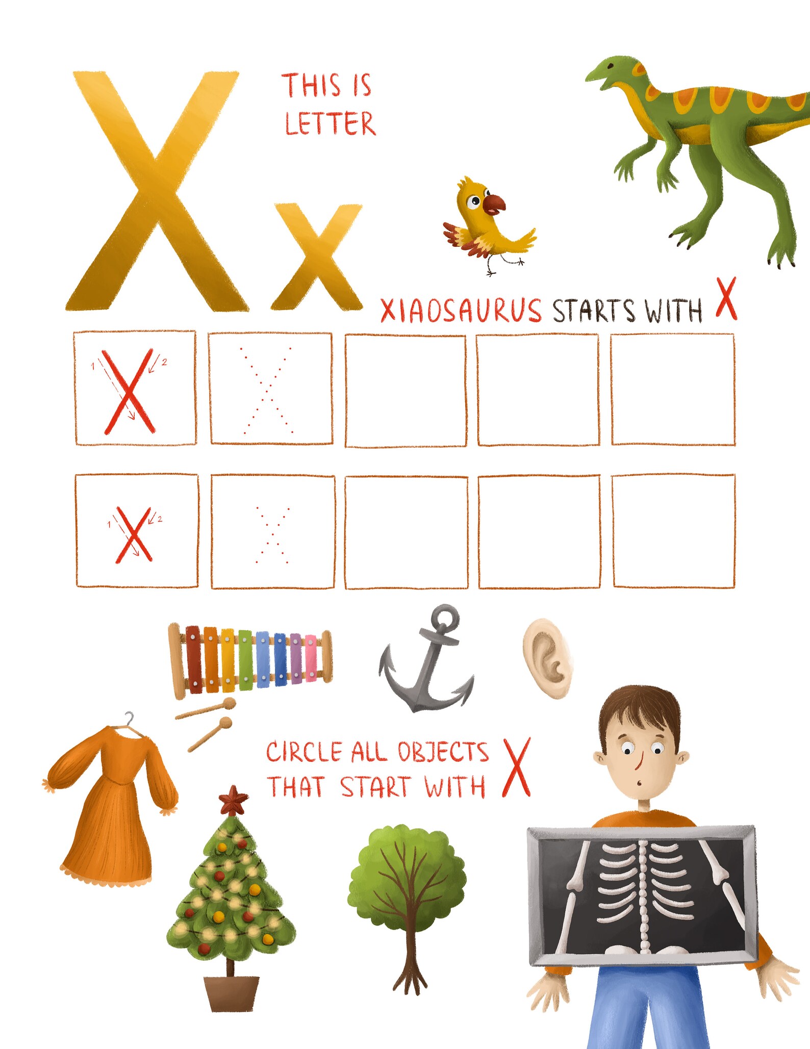 Printable Worksheets: Alphabet Letters and Numbers for Pre-k and ...