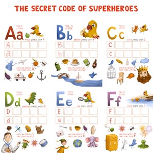 Printable Worksheets: Alphabet Letters and Numbers for Pre-k and ...