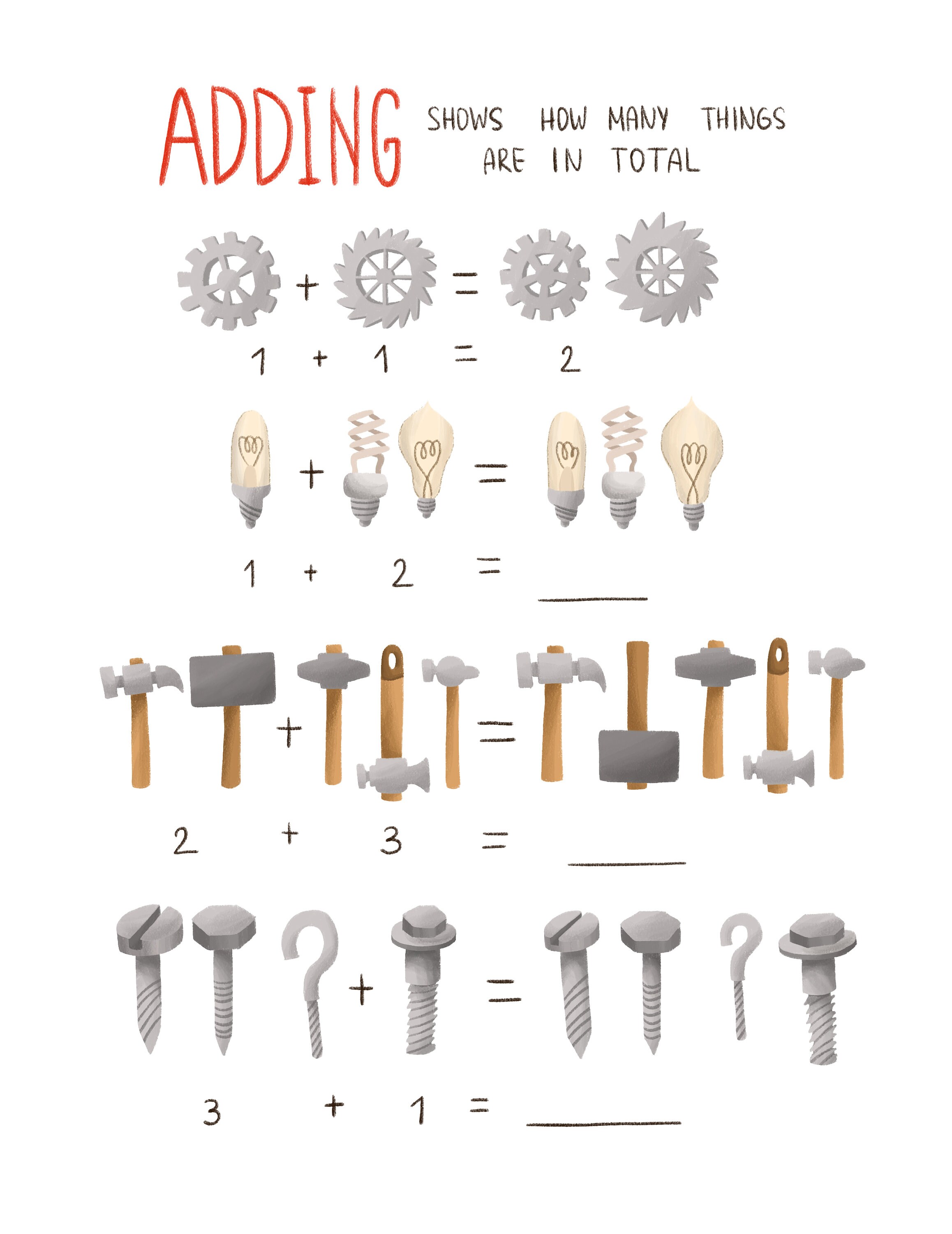 Printable Math Skills Worksheets for Pre-k and Kindergarten 52 Pages - Etsy