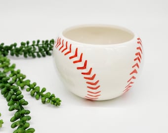 Baseball Flower Pot - Etsy