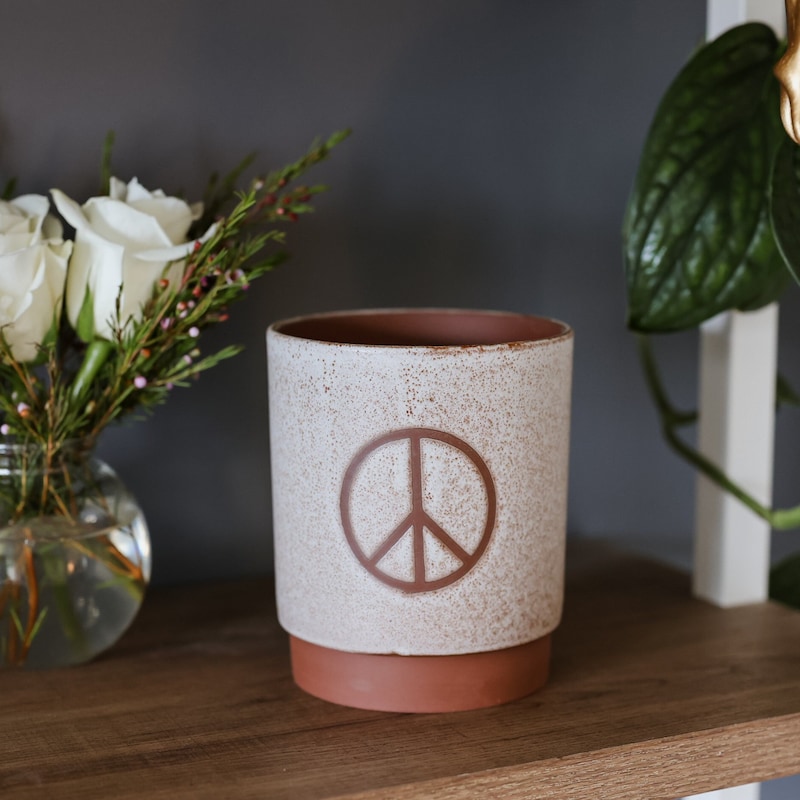 Pottery Peace Sign - Etsy