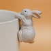Bunny Rabbit Pot Hugger for Flower Pot • Gardening Gifts • Unique ...
