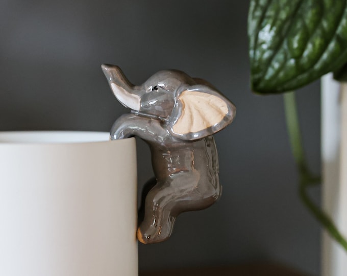 Elephant Pot Hugger for Succulent Planter Gardening Gifts Outdoor Decor ...
