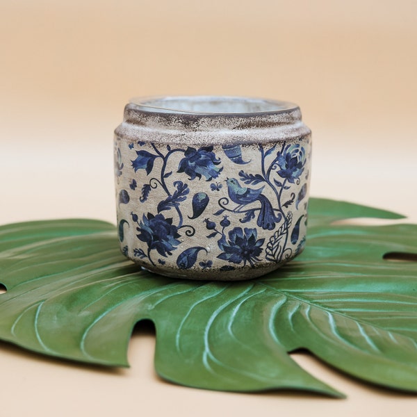 Delft Blue Planter - Etsy